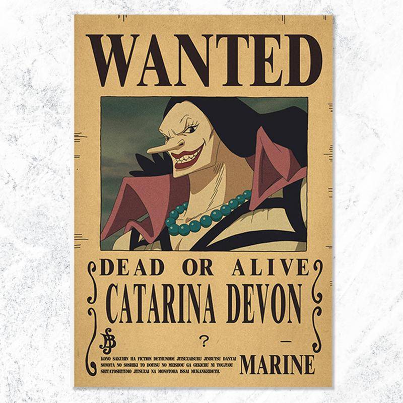 New Edition One Piece Poster CATARINA DEVON One Piece Wanted Posters 28 ...