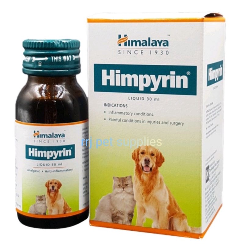 Himalaya Himpyrin Liquid|30ml Reduces Fever and Pain for Pet Dog Cat ...