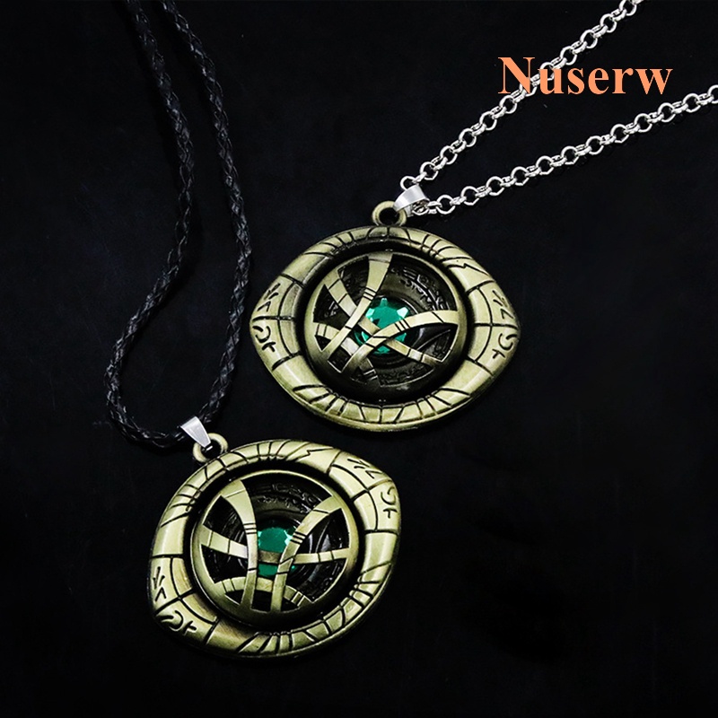 Nuserw Marvel Doctor Strange Necklace Avengers Eye of Agamotto Pendant ...