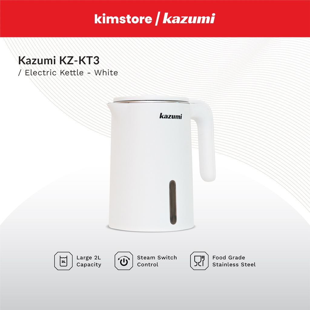 Kazumi KZ-KT3 2L SIngle-Walled Kettle | Shopee Philippines
