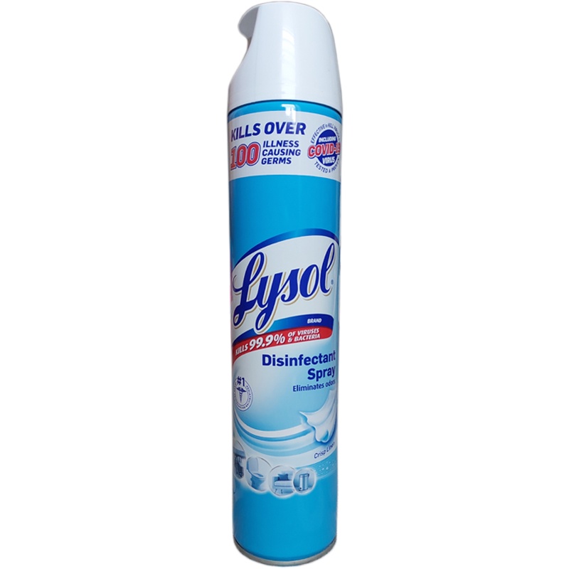 COD Lysol Crisp Linen Scent Disinfectant Spray 681ml (510 grams) | Shopee Philippines