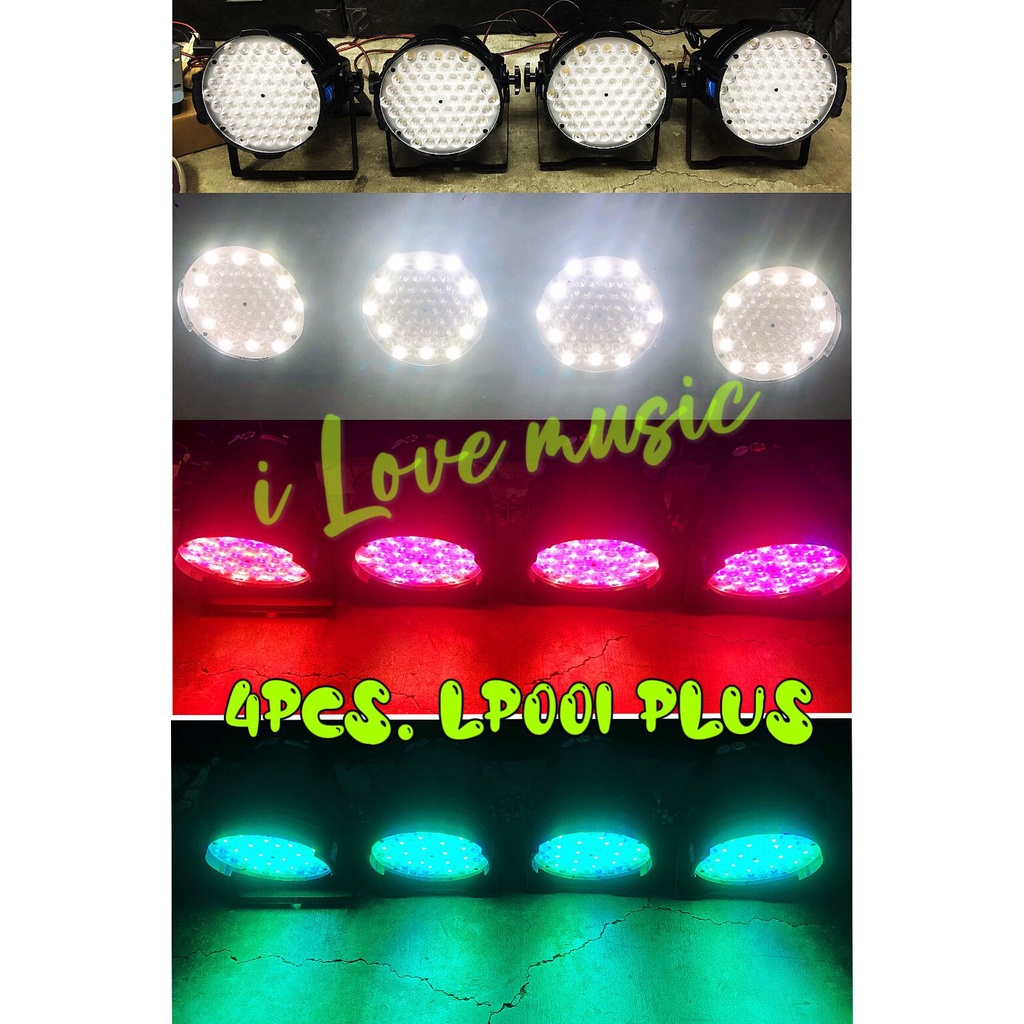 Big Dipper LP001 new version (4pcs) 3W 54 RGBW LED Par Light Stage ...