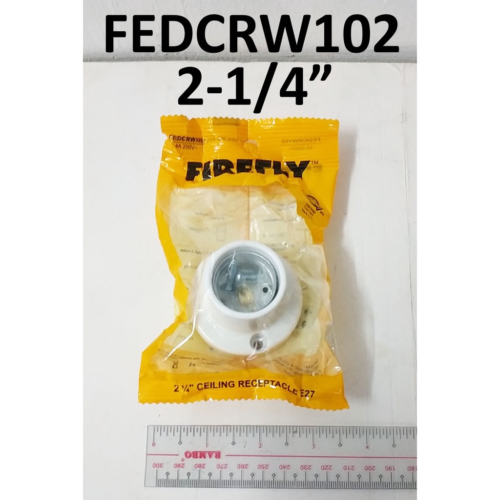 ORIGINAL FIREFLY CEILING RECEPTACLE E27 2-1/4" 4A 250V PART NO ...