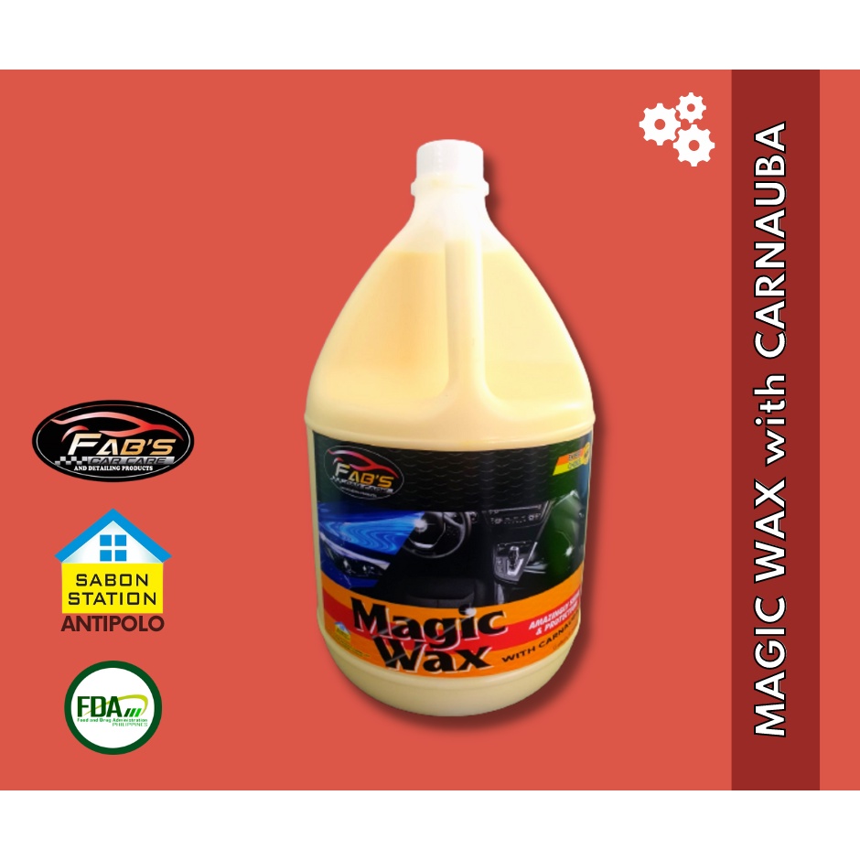 Fab's Magic Wax with Carnauba (1 Gallon) | Shopee Philippines