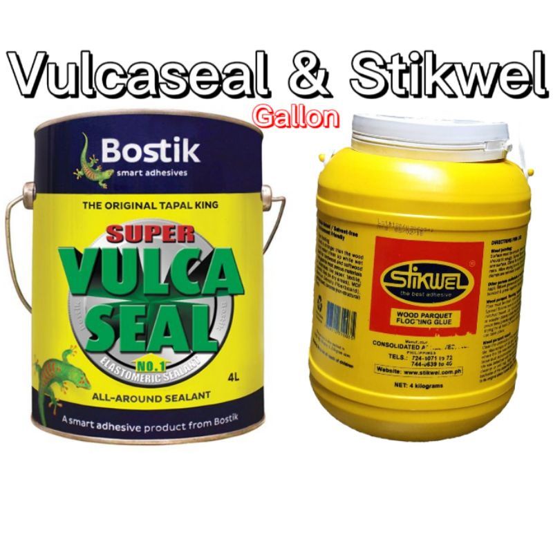 Vulcaseal / Stikwel | Gallon | 4 Liters | Shopee Philippines