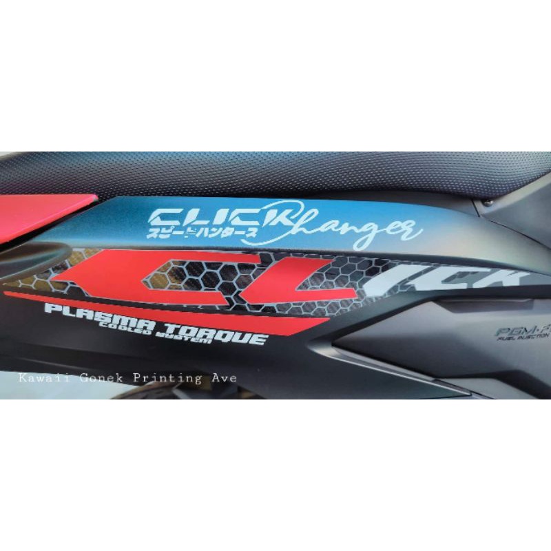 Honda Click / decals BACK | Shopee Philippines