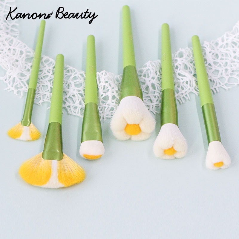 14pcs Creative Daisy Makeup Brush Set Loose Powder Eye Shadow Concealer ...