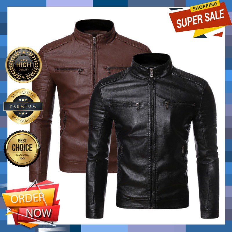 Leather Jacket for men Cardo Dalisay attire | Shopee Philippines