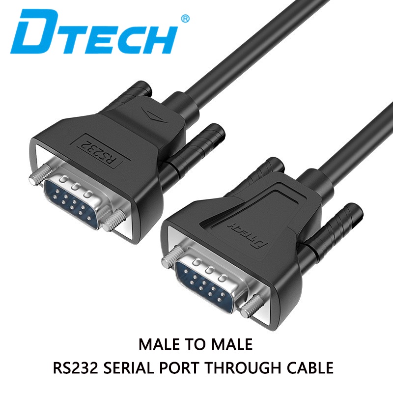 Rs232 Serial Port Cable Male to Male Straight-through Direct Connection ...