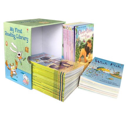 ~Usborne My First Reading Library Stage 1 English Book Child Kids Word ...