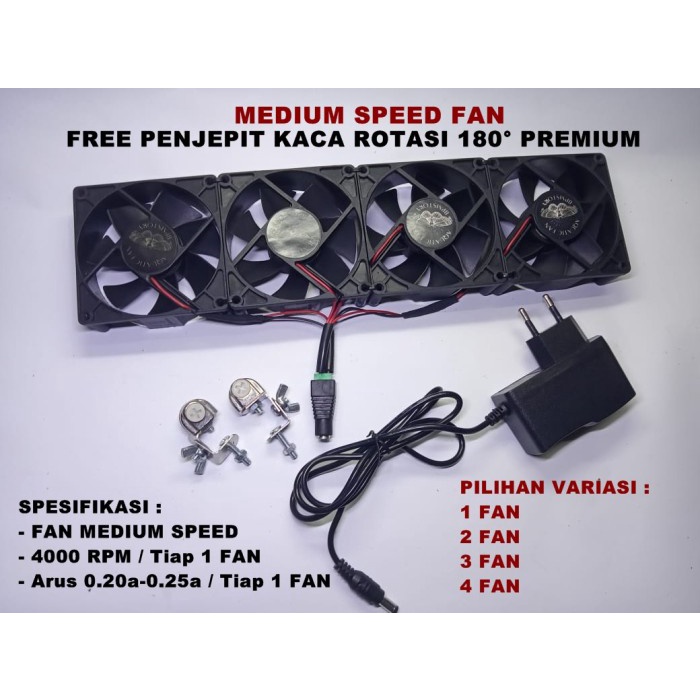Aquaka Aquascape Fan Medium Speed 4000 Rpm/ Aquarium Fan | Shopee ...