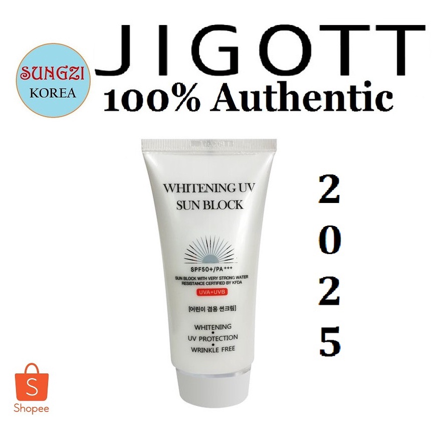 JIGOTT Whitening UV Sunblock SPF50+/ PA+++ 70ml Korean Cosmetics ...