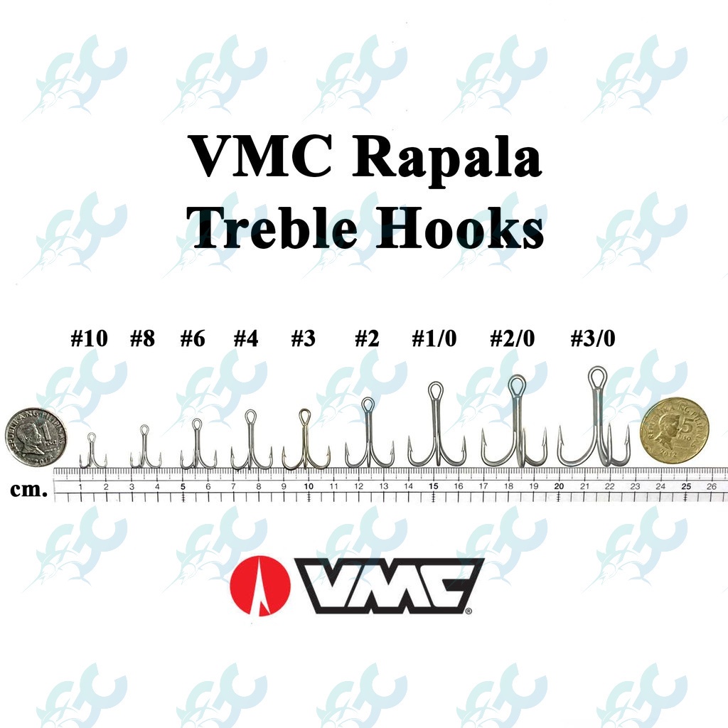 VMC Treble Hooks for Rapala Trulinoya Lures | Shopee Philippines