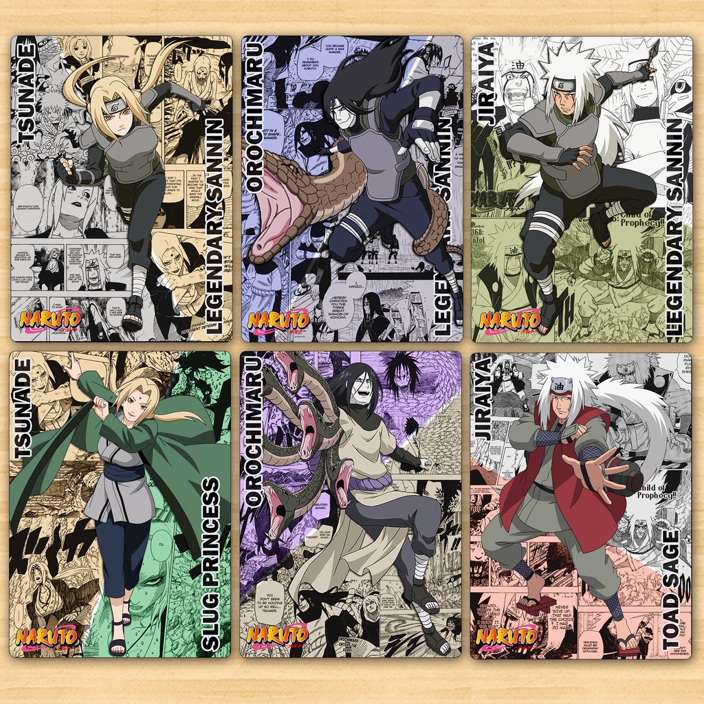 Naruto Legendary Sanin Photocard - [SOLD PER PIECE] | Shopee Philippines