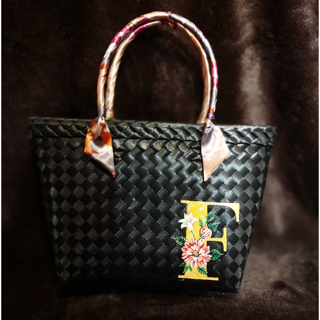 Hand Painted Letter Bayong Bag | Shopee Philippines