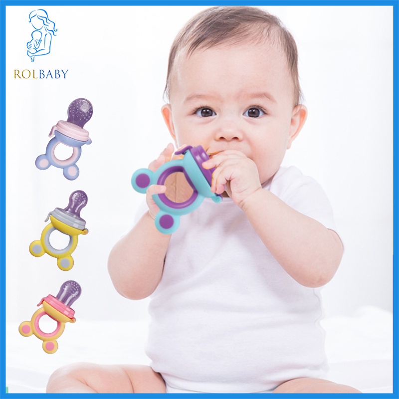 Rolbaby fruit and vegetable feeding pacifier cute shape complementary ...