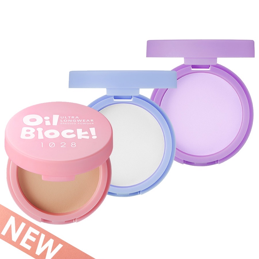 Renewal 1028 Oil Block! Ultra Longwear Pressed Powder 5g | Shopee ...