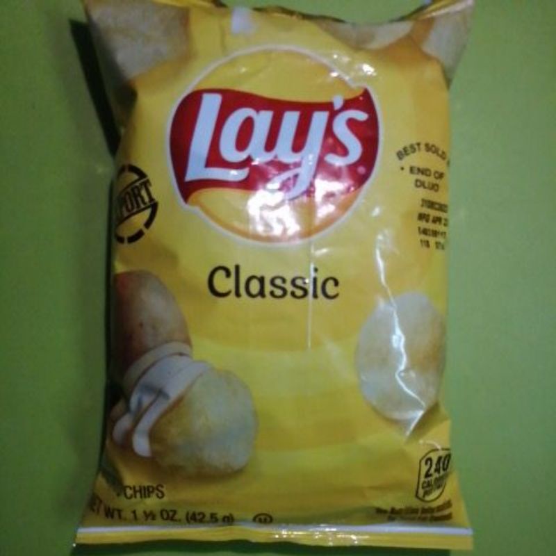 Lay's Classic Potato Chips 42.5g x5 pack | Shopee Philippines