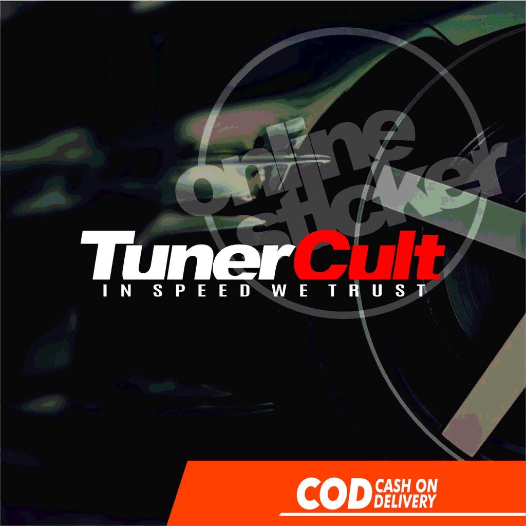 Cult Tuner Sticker | Cutting On | Shopee Philippines