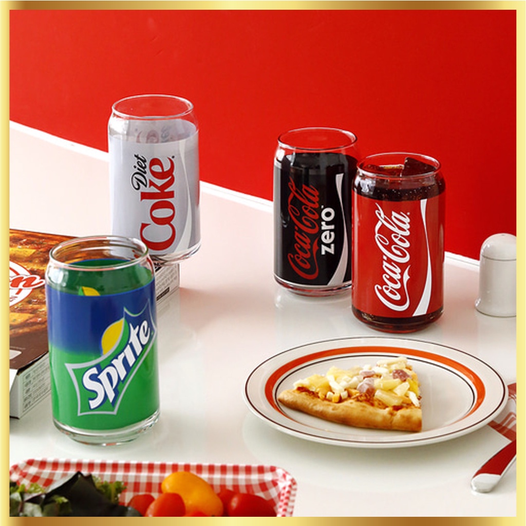 Luminarc x Coca-Cola Collaboration Design Glass Cup 4pcs Set | Shopee ...
