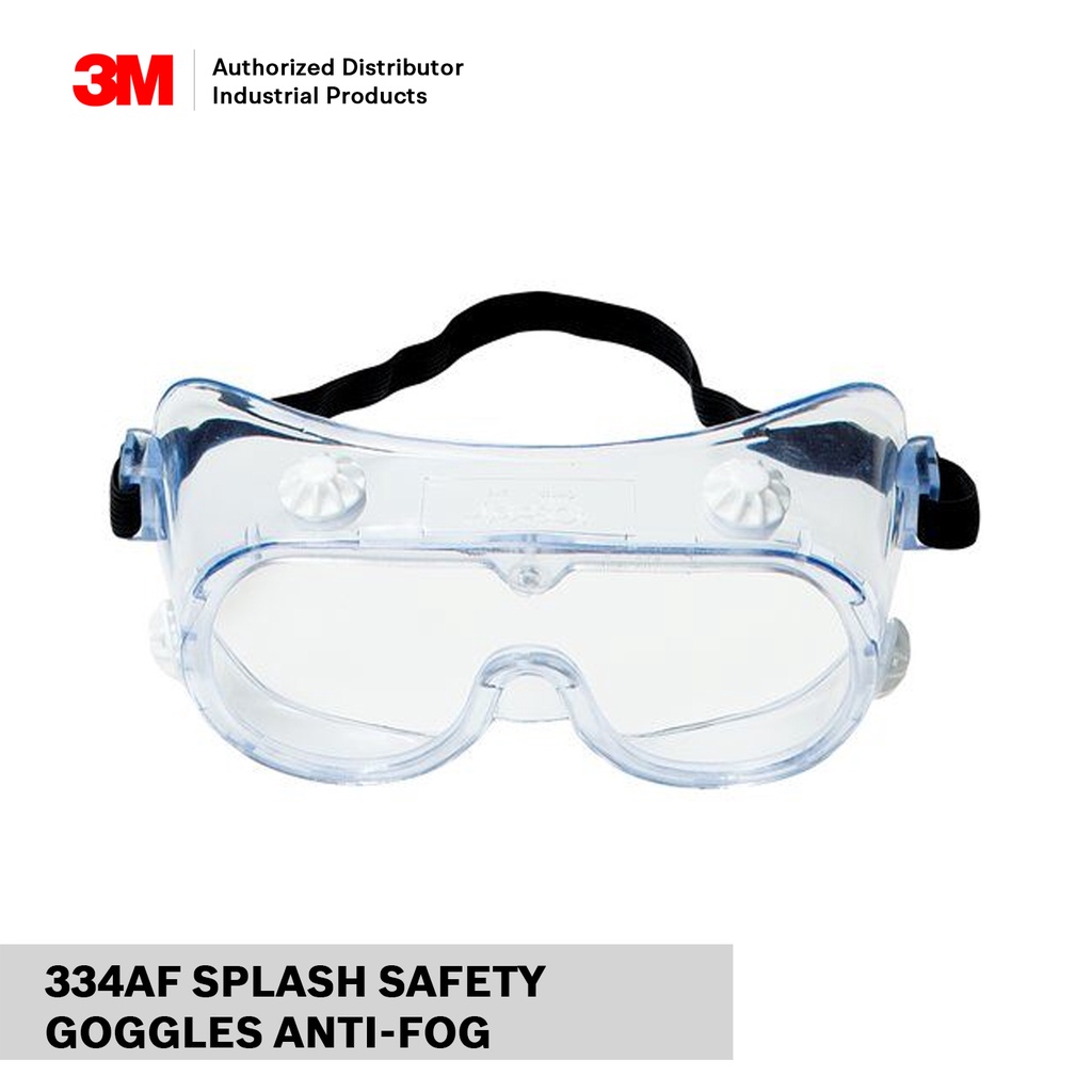 3M™ SPLASH SAFETY GOGGLES ANTI-FOG 334AF | Shopee Philippines