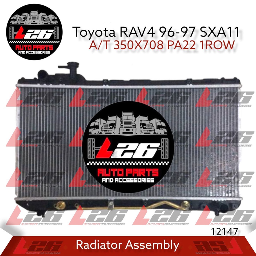Toyota Rav 4 Radiator Assembly SXA11 Clamp Type A/T 2Rows 1996-1997 ...