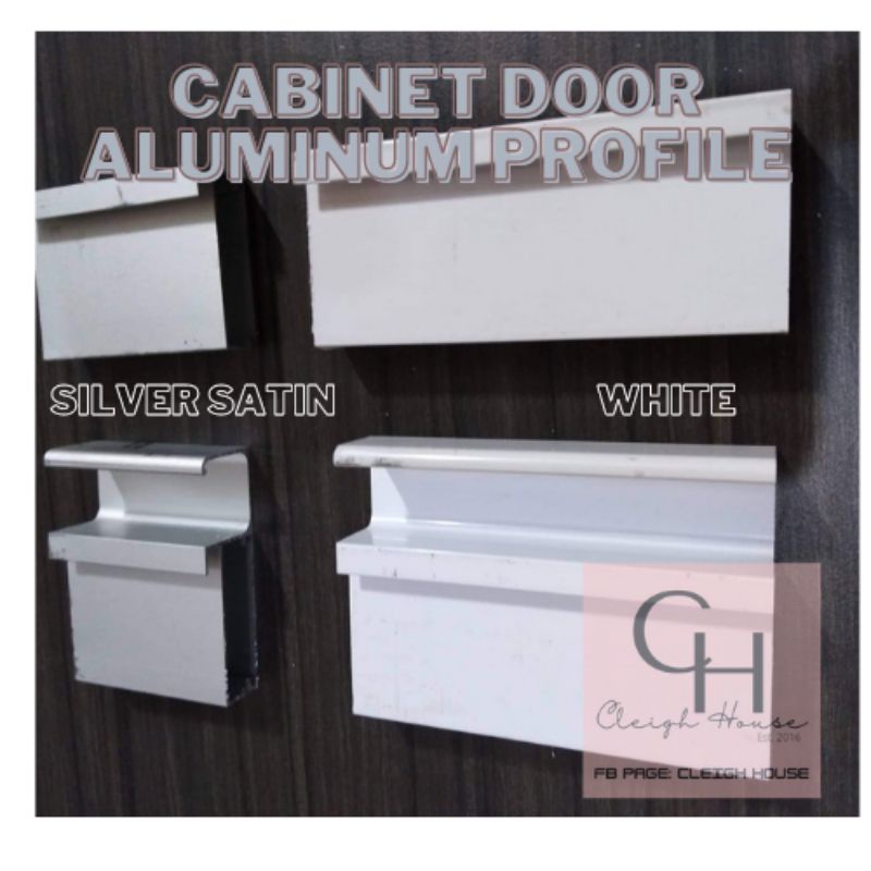Acp Frame 2pcs-1.5mts cabinet door aluminum section with handle ...