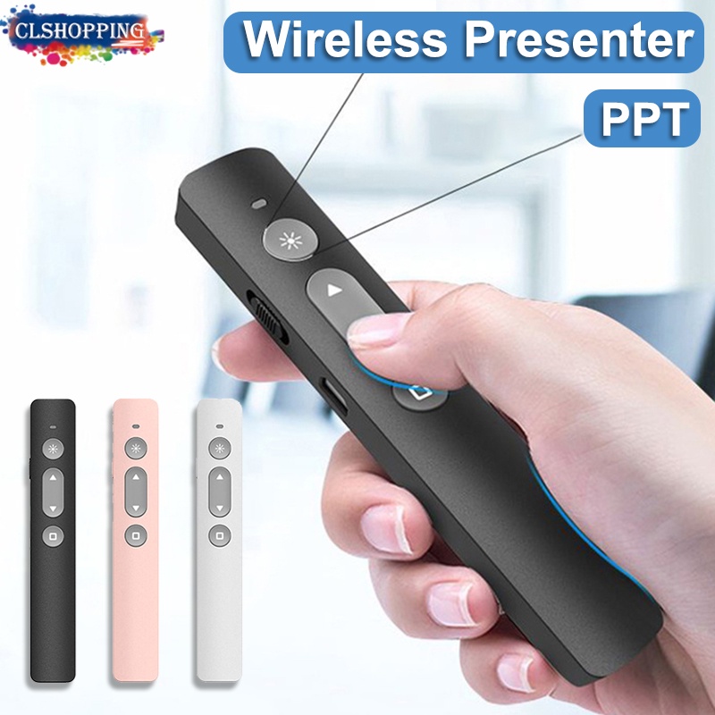 2.4GHz Wireless Presentation Clicker Powerpoint Pen USB Remote Control Flip Pen for Office ...