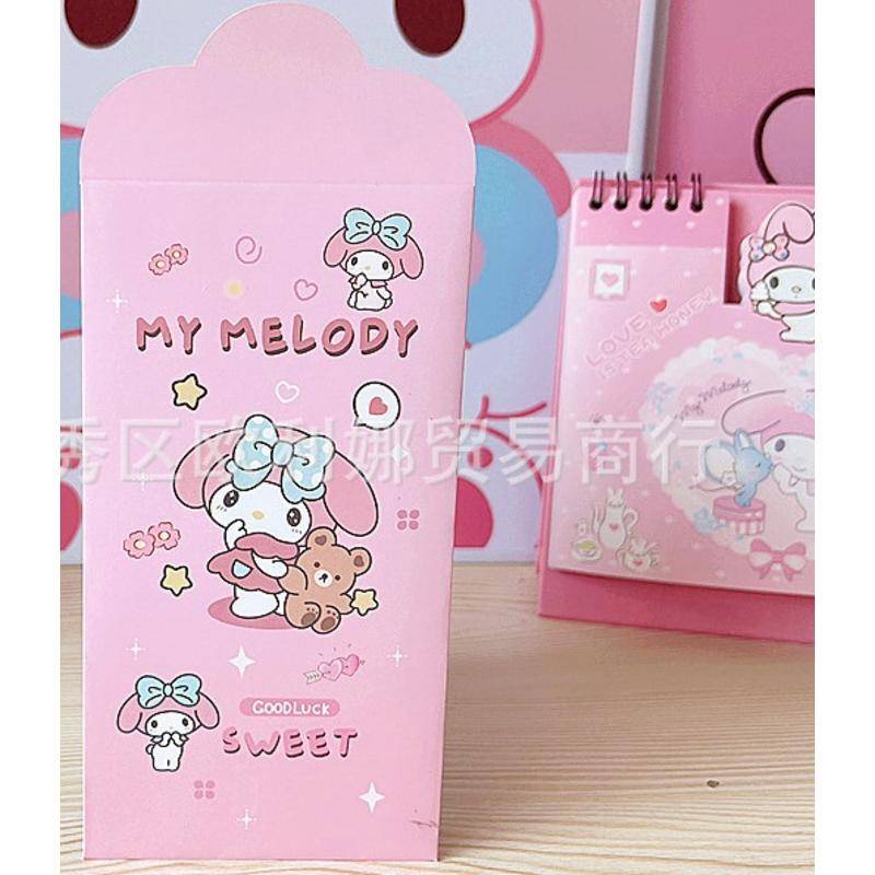 4Pcs/Lot 2022 Sanrio Angpao kuromi mymelody Cinnamoroll Red Envelopes ...