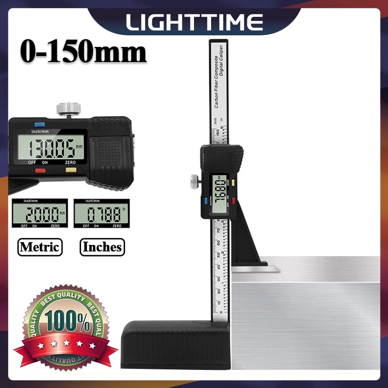 0-150mm Digital Height Gauge Vernier Height Scale with Magnetic Base ...