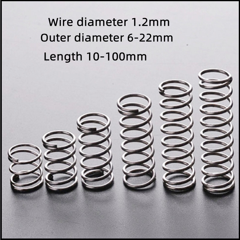 wire diameter 1.2mm compression spring SUS304 stainless steel outer ...