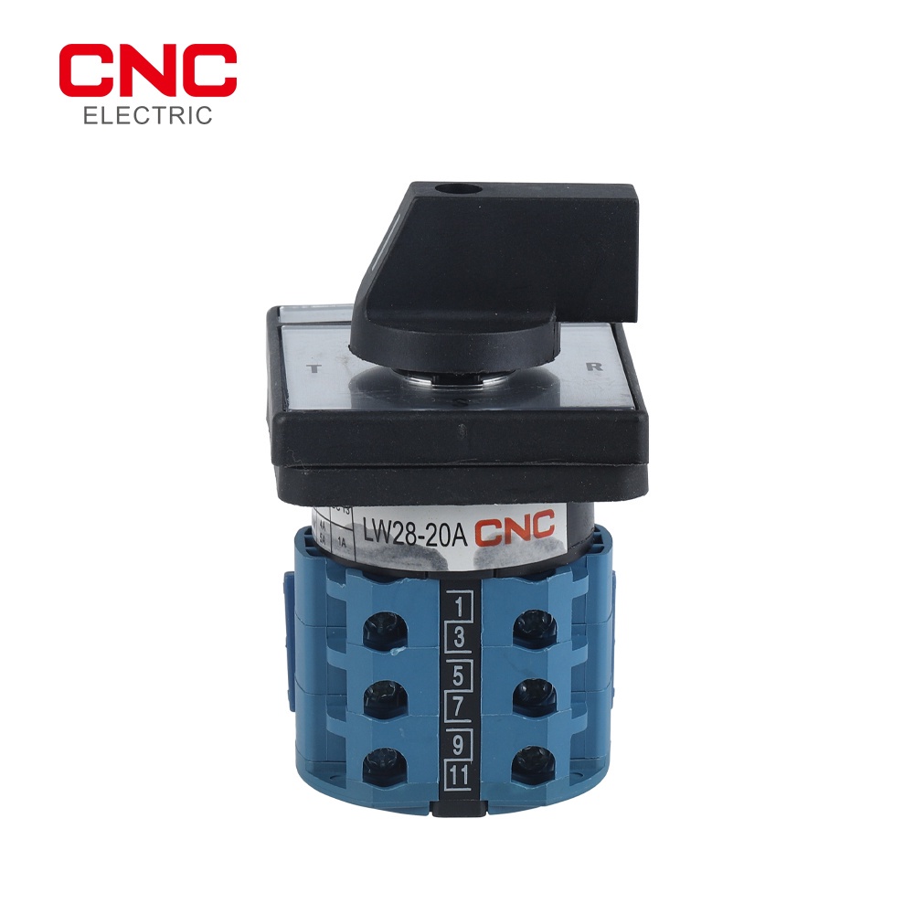 CNC LW28-20A AMMETER Panel Mount 4-Position 3Pole Rotary Selector ...