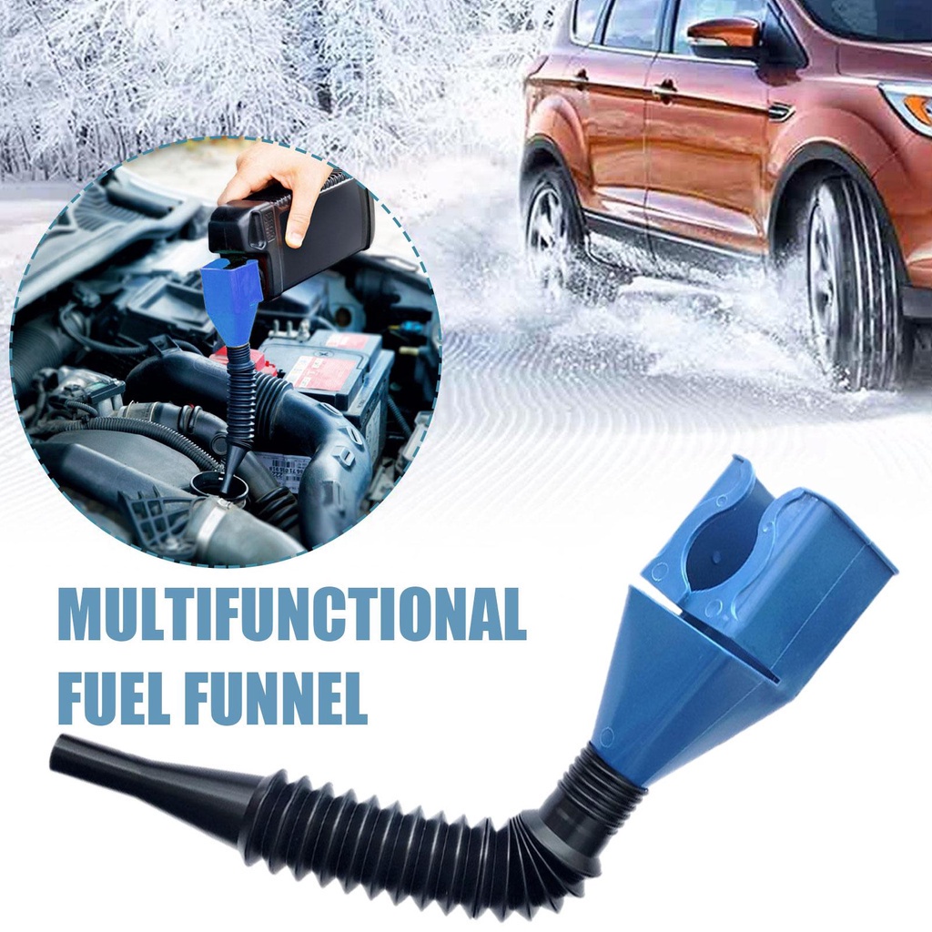 Folding Telescopic Hose Gasoline Refueling Funnel Square Bayonet Oil ...