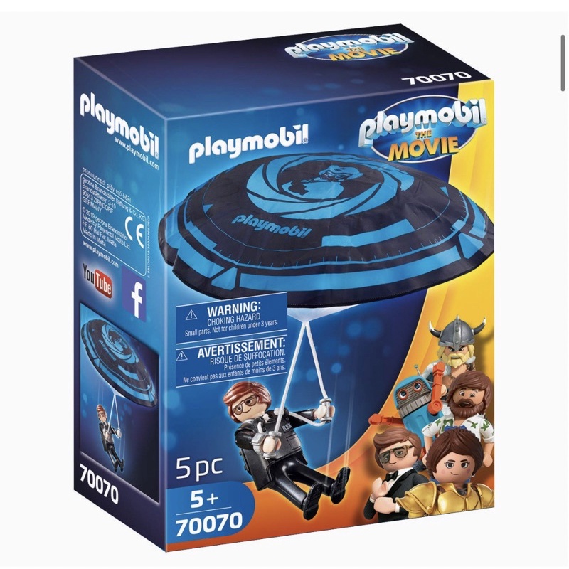 PLAYMOBIL 70070 The Movie Rex Dasher with Parachute | Shopee Philippines