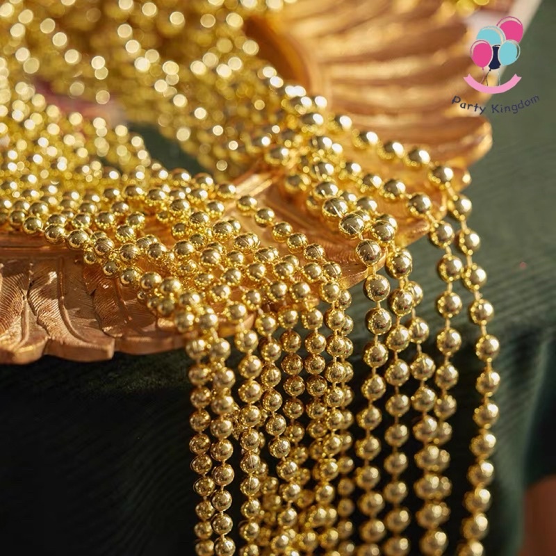 5M Hanging Beads Christmas Pine Tree Pearl Garland String Tinsel ...