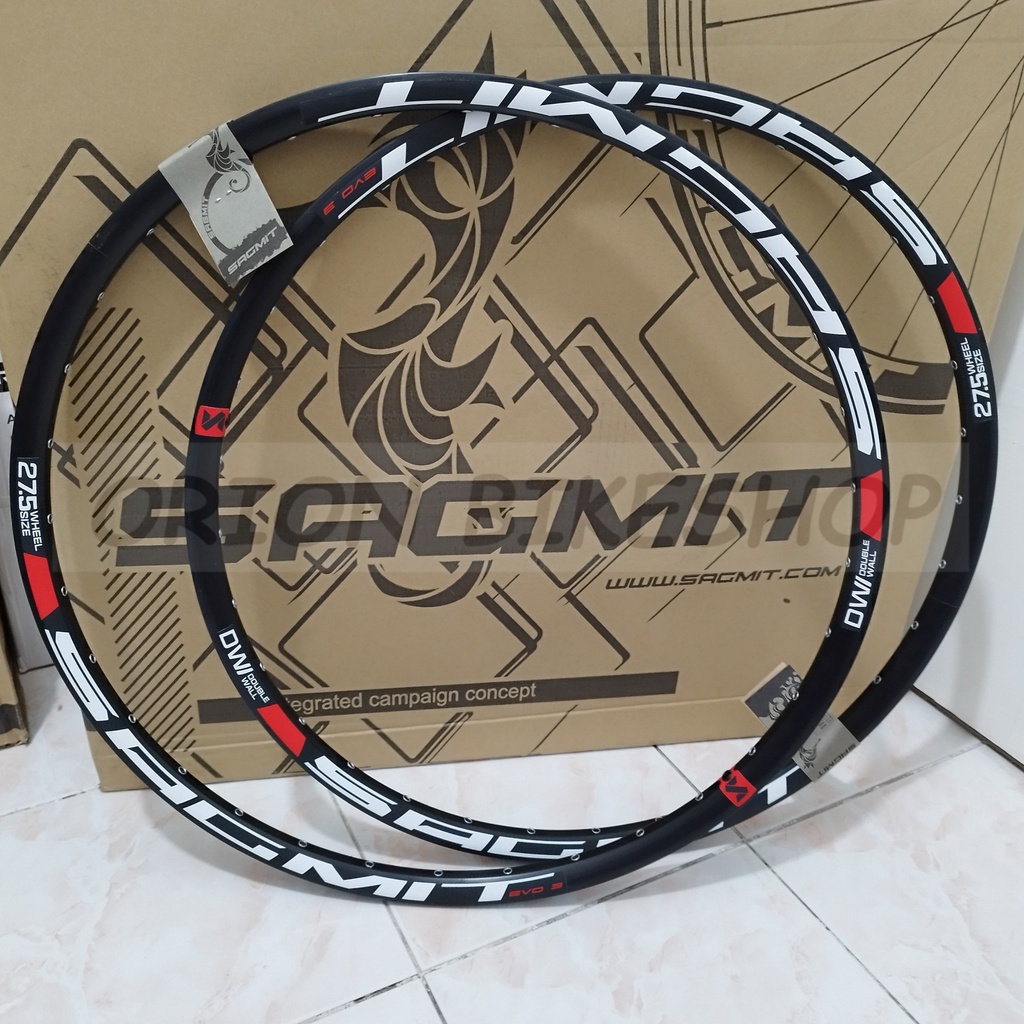 Sagmit Evo 3 Rim 32H MTB Rims Bike Tubeless Ready TR Sold as Pair ...