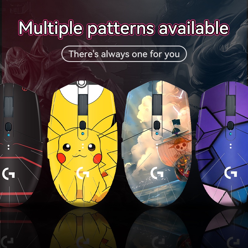 for Mouse Grip Tape Skate Handmade Sticker Non Slip Skin Suck Sweat Logitech G304 G102 Ultra ...