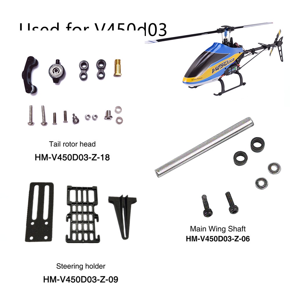 Original Walkera V450D03 Spare Parts Propeller Motor Servo Gear ESC ...