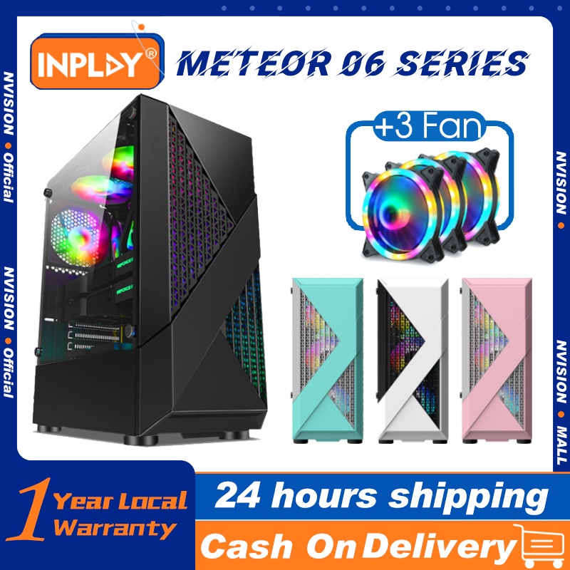 PC Case Desktop Case Computer Case with 6 Fan Slot USB3.0 M-ATX Case ...