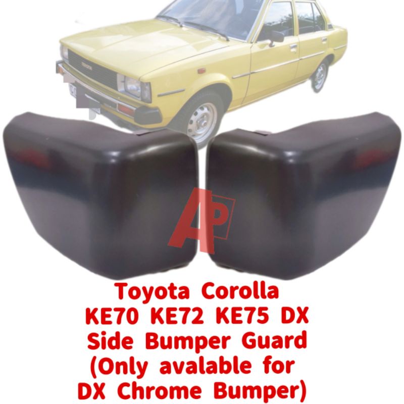 Toyota Corolla KE70 KE72 KE75 DX Front Rear Bumper Guard Side Bumper ...