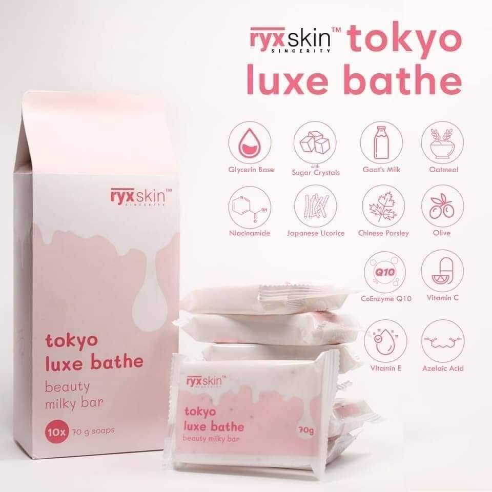 Ryx Tokyo Luxe Bathe Beauty Milky Bar Soap 70g | 1 peice (Authorized ...