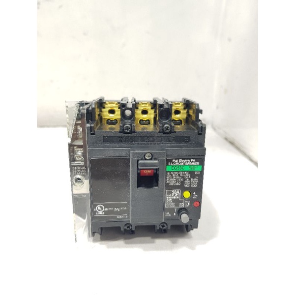 Circuit Breaker 50A 3Phase ELCB EG53C FUJI(Original Made in Japan ...