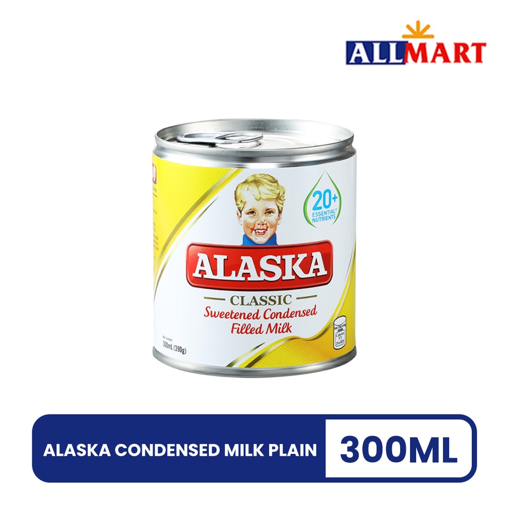 Alaska Condensed Milk Plain 377g | Shopee Philippines