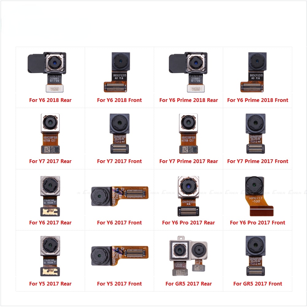 Rear Main & Front Facing Camera Flex Cable For HuaWei Y7 Prime Y6 Pro Y5 GR5 2017 2018 Back Big ...