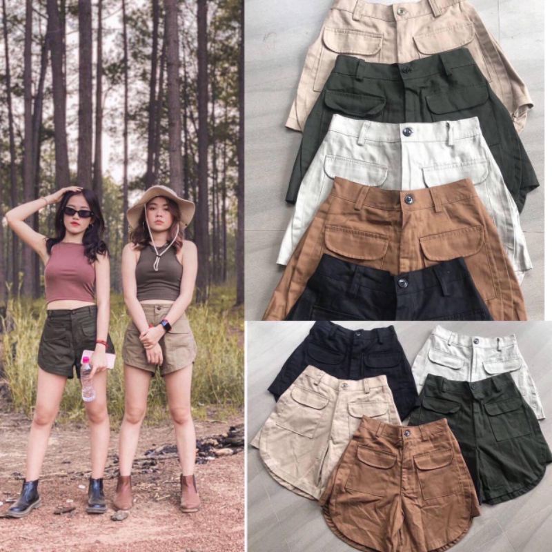 Hiking Shorts Barbie Pants Vintage Camping Shopee Philippines