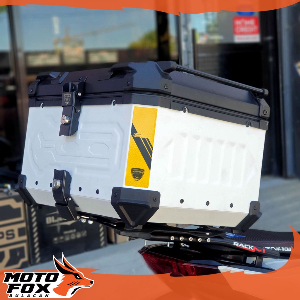 NIWRA BMW / Raptor White, Titanium, Black 45L / 50L Alloy Topbox for Motorcycle | Shopee Philippines