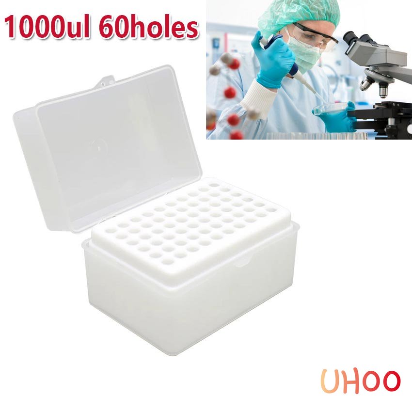 Plastic Pipette Tip Box 1000ul Pipette Pipettor Tip Holder Aperture 8. ...
