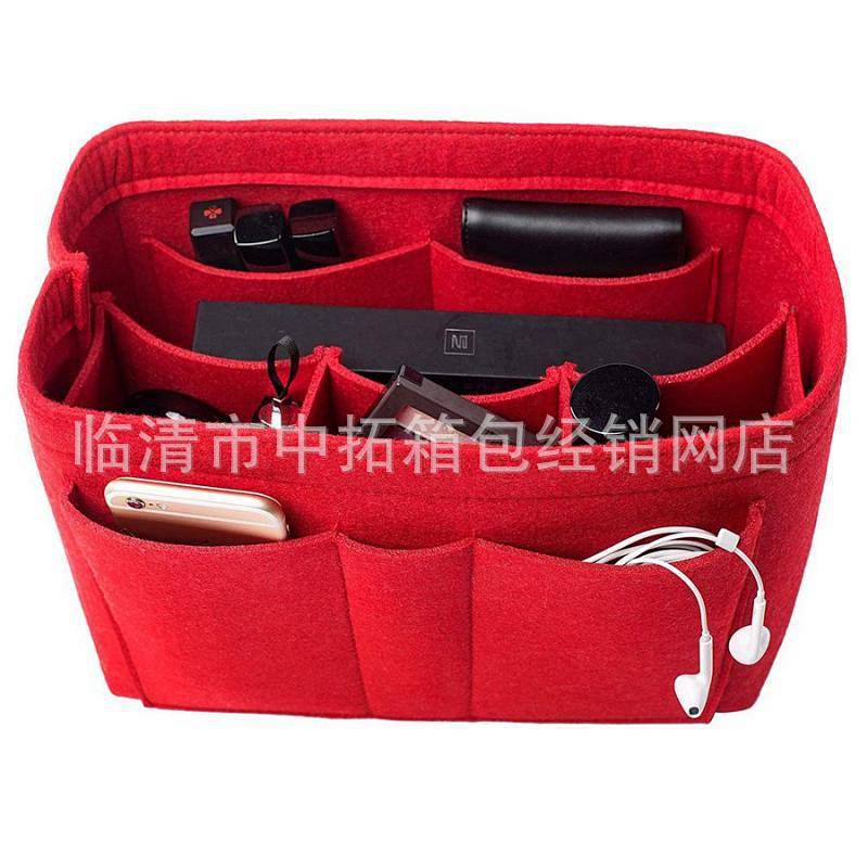 BAG SECRET// Medium Felt Bag Inner Bag Liner Bag Lining Storage Support ...