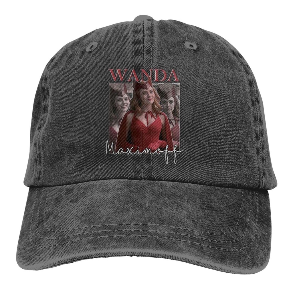 Retro Hip Hop Wanda Maximoff Snapback Cap Sun Protection | Shopee ...