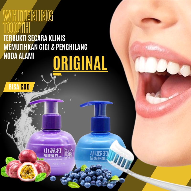 Whitening and Tartar Removal Toothpaste Baking Soda Removal Whitening ...